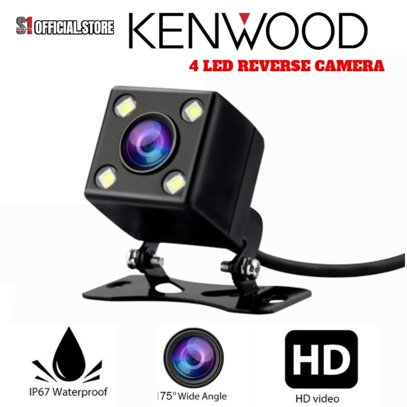 4 LED Reverse Camera Car Rear Cam Fisheye Night HD Vision High Quality ...