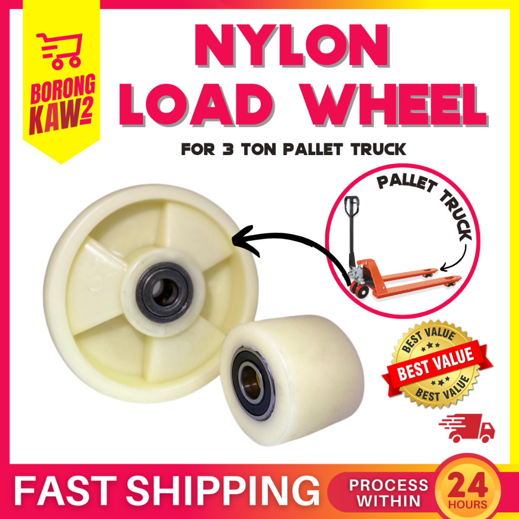 67*75 / 170*50(mm) Nylon Load Wheel 3 Ton Pallet Truck Wheel Nylon ...