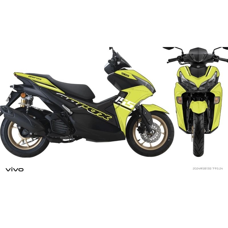 NVX V2 AEROX V2 BODY STICKER CUSTOM | Shopee Philippines