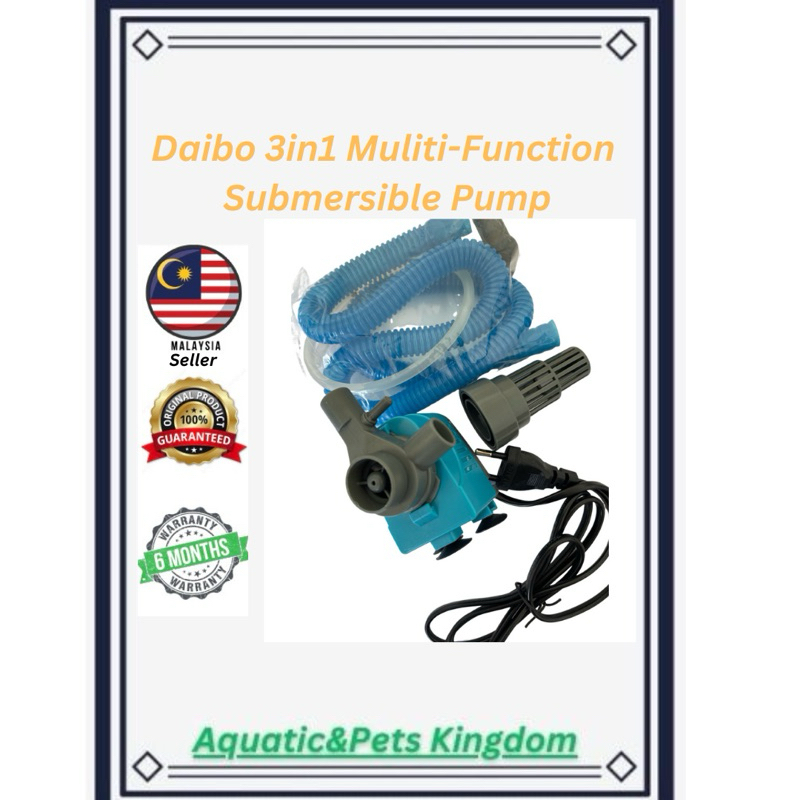 DAIBO 3in1 Multi-Function Aquarium Submersible Pump (DB Series ...