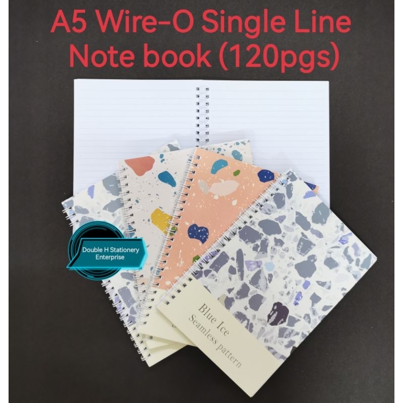 Masterprint A5 Wire-O Single Line Note Book (MP-120-A5) (120pages ...