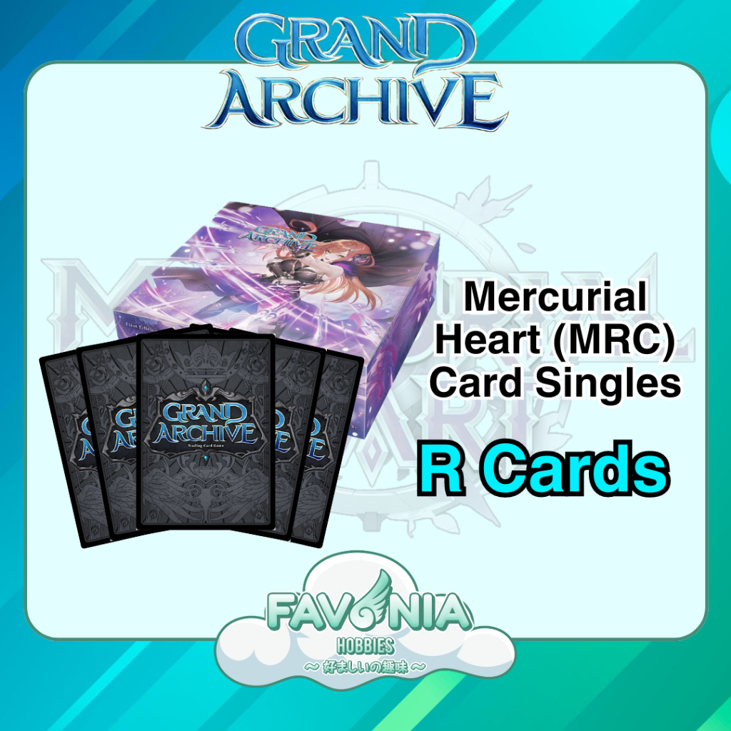 Grand Archive TCG Mercurial Heart R Cards Singles MRC R GATCG | Shopee ...