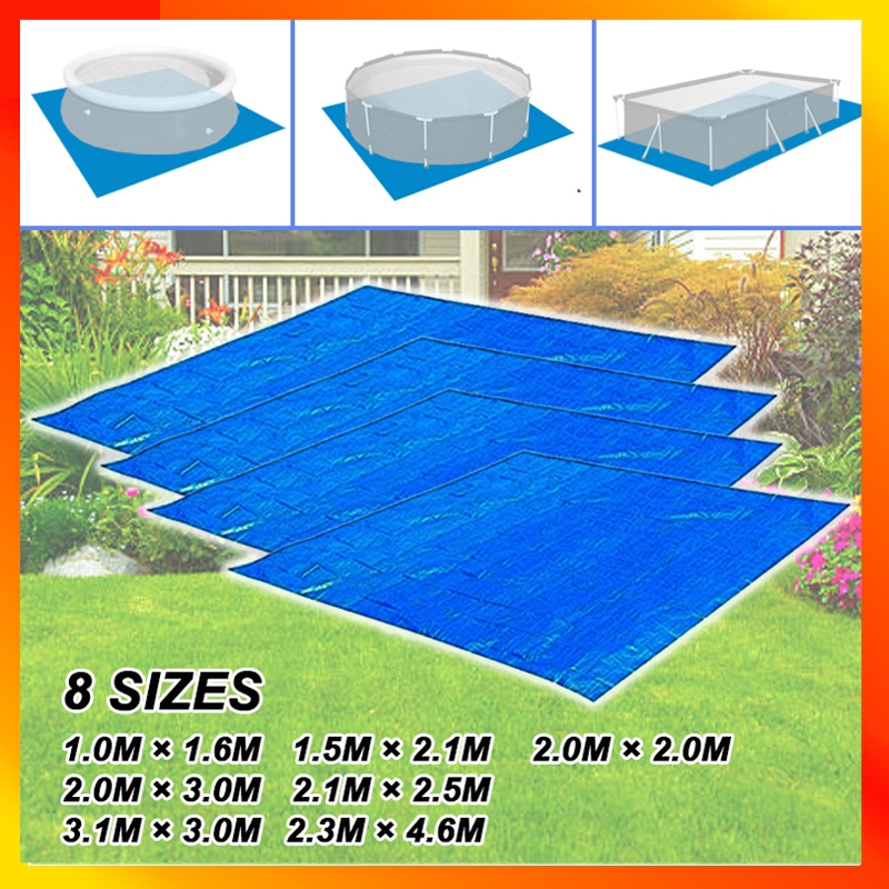 EVERY1 Ground Cloth Bottom Pool Cover Swimming Pool Mat Alas Swimming ...