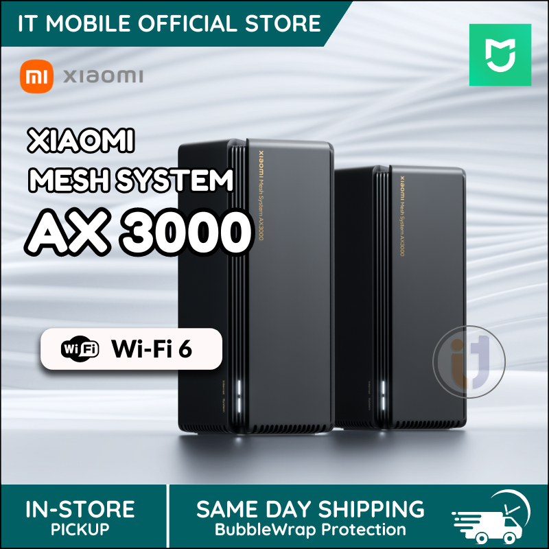 Xiaomi Mesh System AX3000 Dual Band Wifi 6 Support Up to 254 Device ...