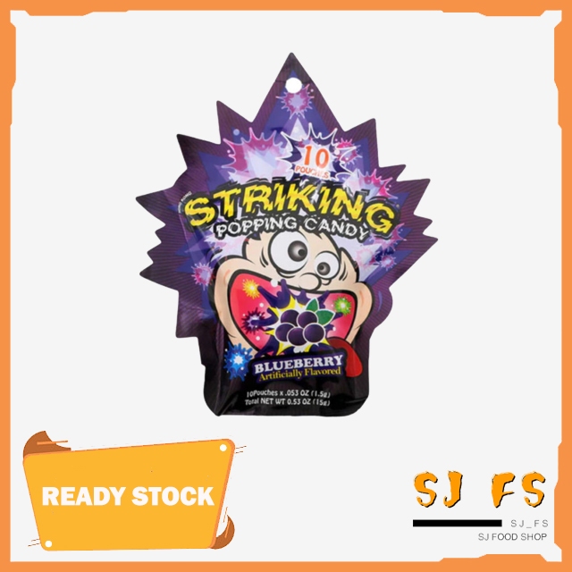 Striking Popping Candy 15g - Blueberry | Shopee Philippines