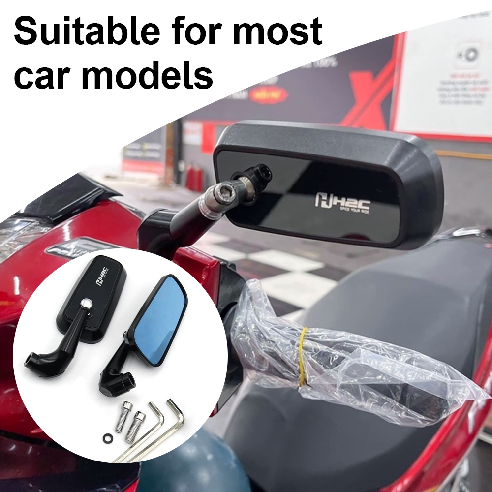 Motorcycle Rearview Mirror Xmax V1 V2 H2C Side Mirror Full Aluminium ...
