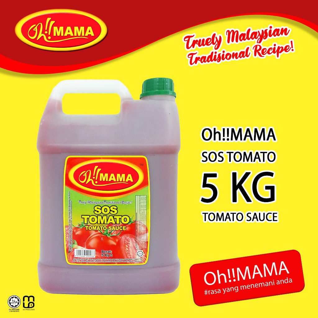 OhMAMA Sos Tomato Tomato Sauce 5kg | Shopee Philippines
