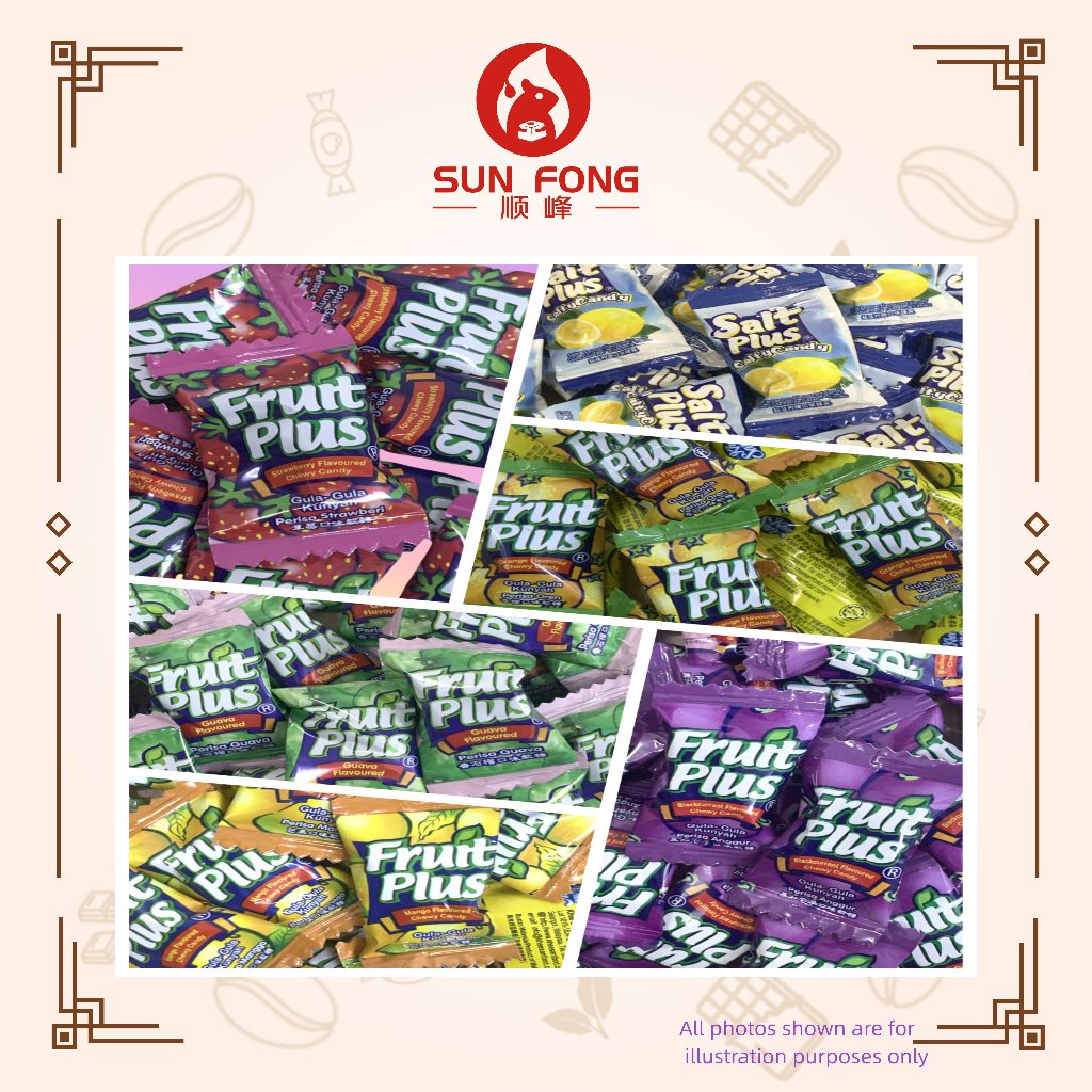 Fruit Fruit Plus-Chewy Candy Halal Mango Orange Apple blackcurrant ...