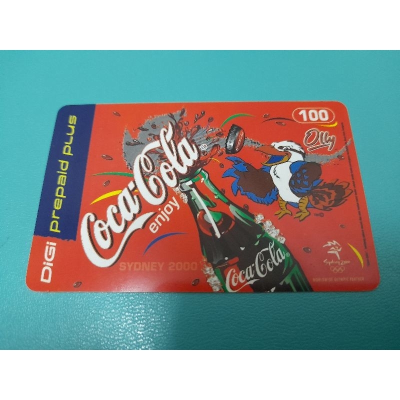 Digi Coca Cola Sydney 2000 Olympic collection Reload Card | Shopee ...