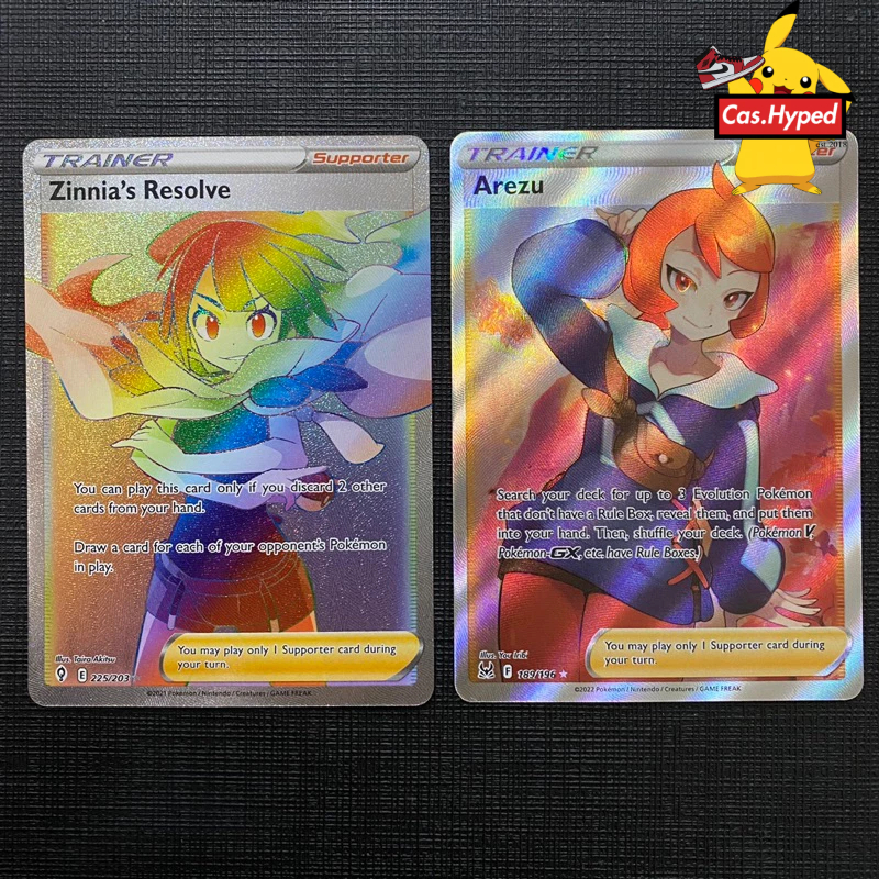 Zinnia’s Resolve Secret/Arezu Waifu Trainer Card - PTCG Pokemon Card ...