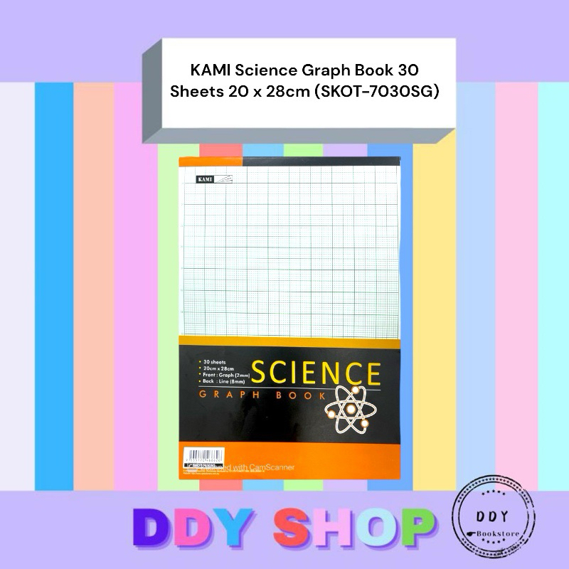 KAMI Science Graph Book 30 Sheets 20 x 28cm (SKOT-7030SG) | Shopee ...