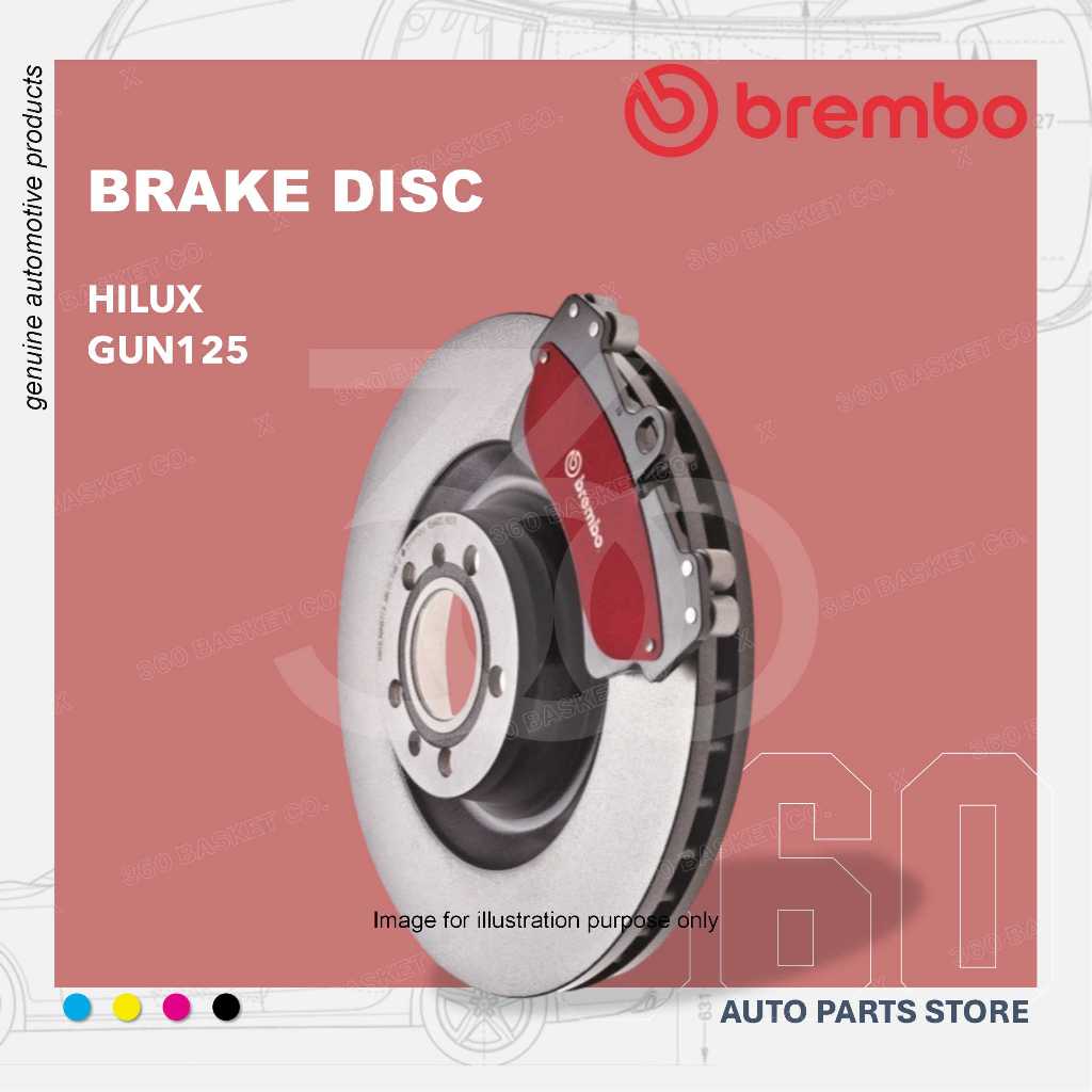 BREMBO BRAKE DISC ROTOR TOYOTA HILUX GUN125 43512-0K090 | Shopee ...