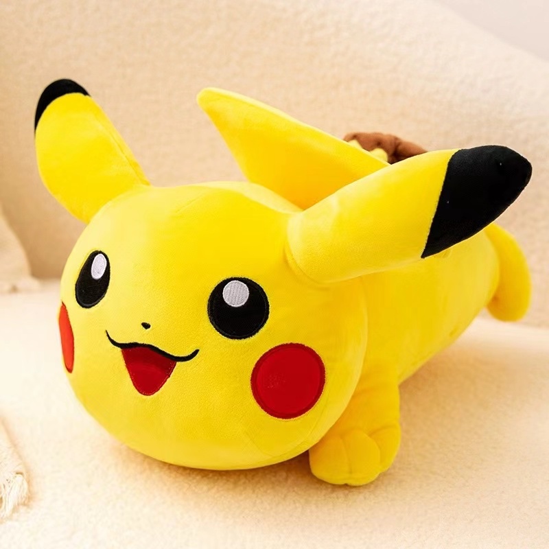 Miniso Sleeping Pikachu Doll Plush Toy Pokemon Plush Anak Patung ...