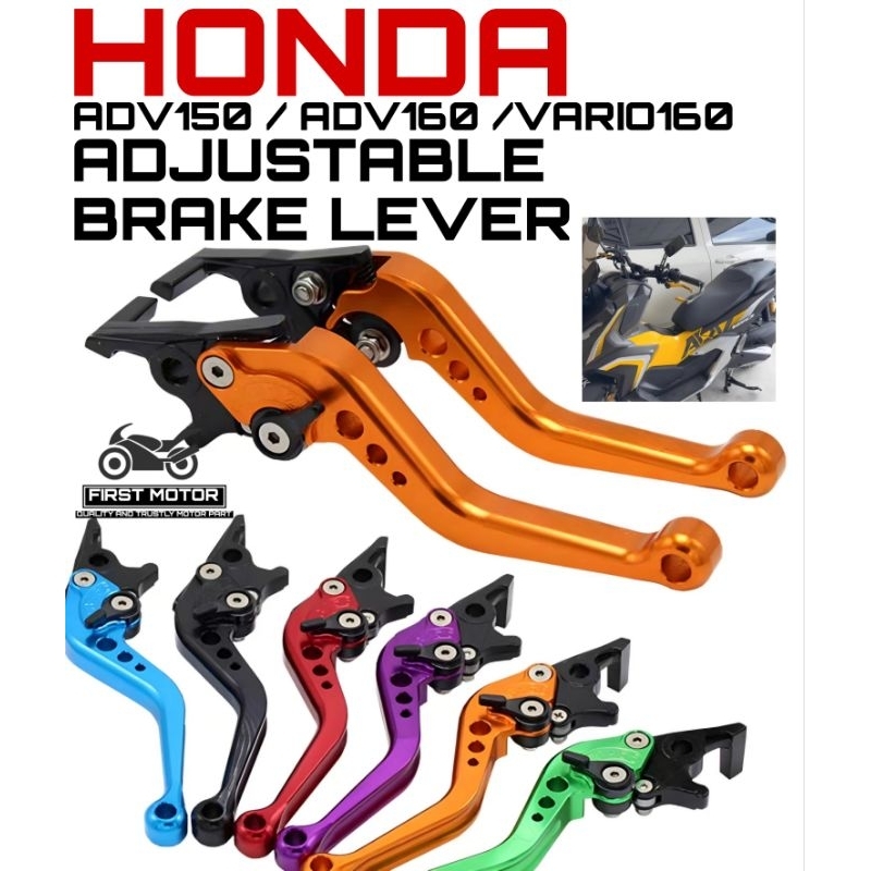 ADJUSTABLE HANDLE BRAKE LEVER HONDA ADV 160/ADV 150/VARIO 160/ADV160 ...