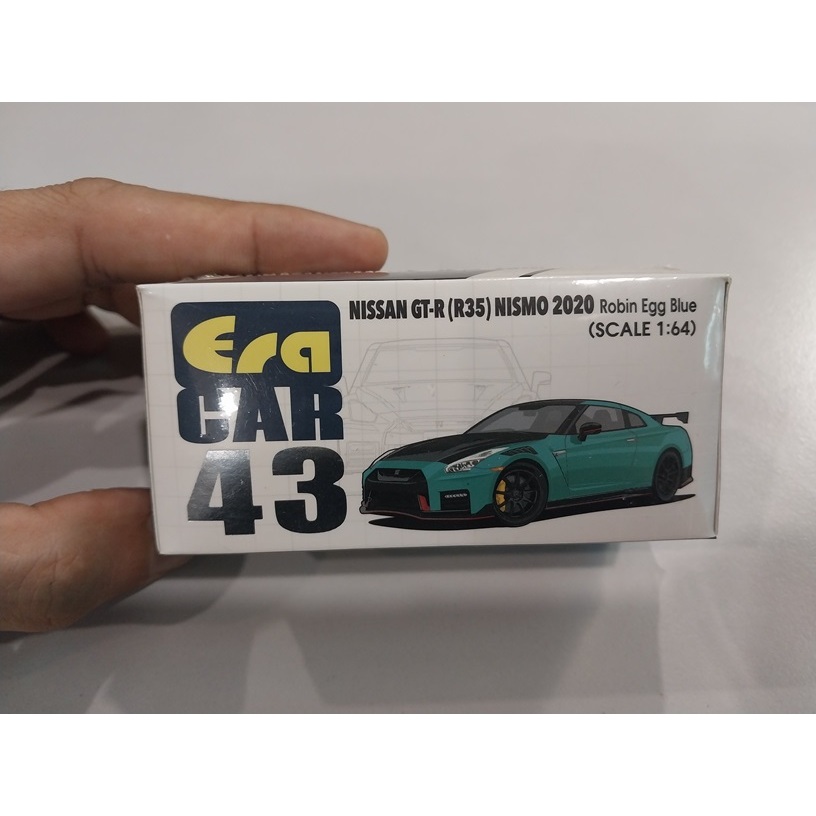 Era Car 43 Nissan GT-R R35 Nismo 2020 Robin Egg Blue 1/64 model diecast ...
