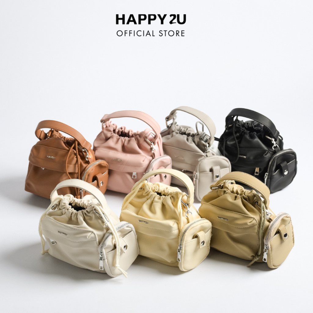 HAPPY2U Beg Wanita Duffy Bucket Bag | Shopee Philippines