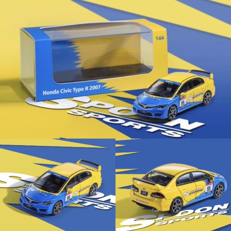 DCT Honda Civic FD2 Type R Spoon Sports 95 Diecast | Shopee Philippines