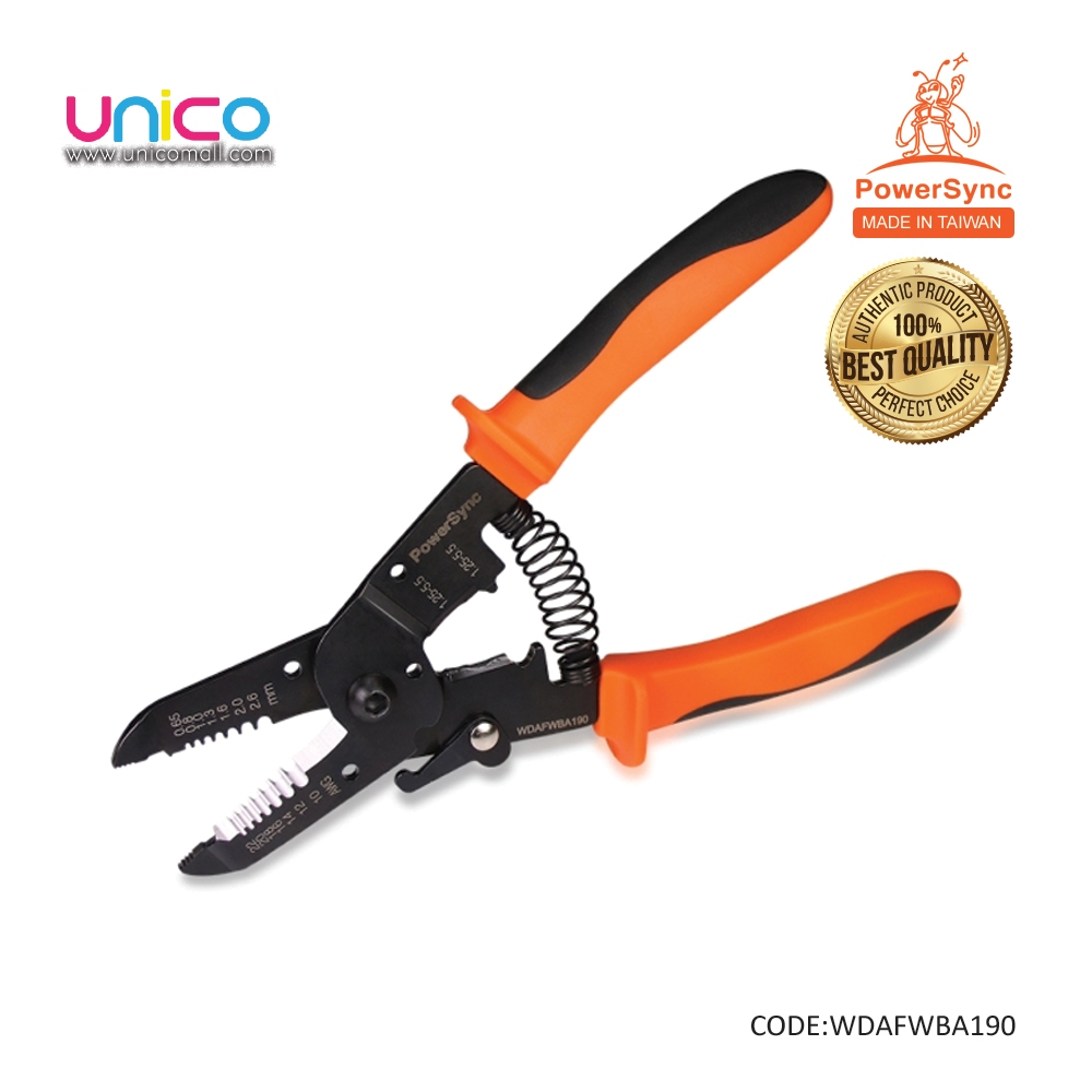 PowerSync 3 in 1 Wire Crimping Pliers 7½ Inches | Shopee Philippines