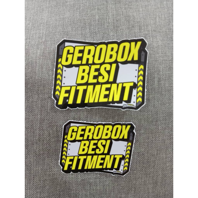 Gerobox Besi Fitment sticker box besi | Shopee Philippines