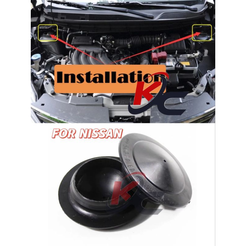 Nissan Front Suspension Mounting Cap Absorber Dustproof Shock Mount ...