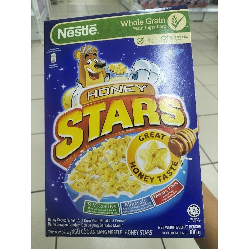 Nestle Honey Stars Breakfast Cereal 300gram | Shopee Philippines