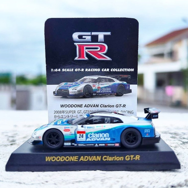 KYOSHO Nissan GT-R R35 Team Woodone Advan Clarion GT500 2009 JGTC Mint Unsealed | Shopee Philippines