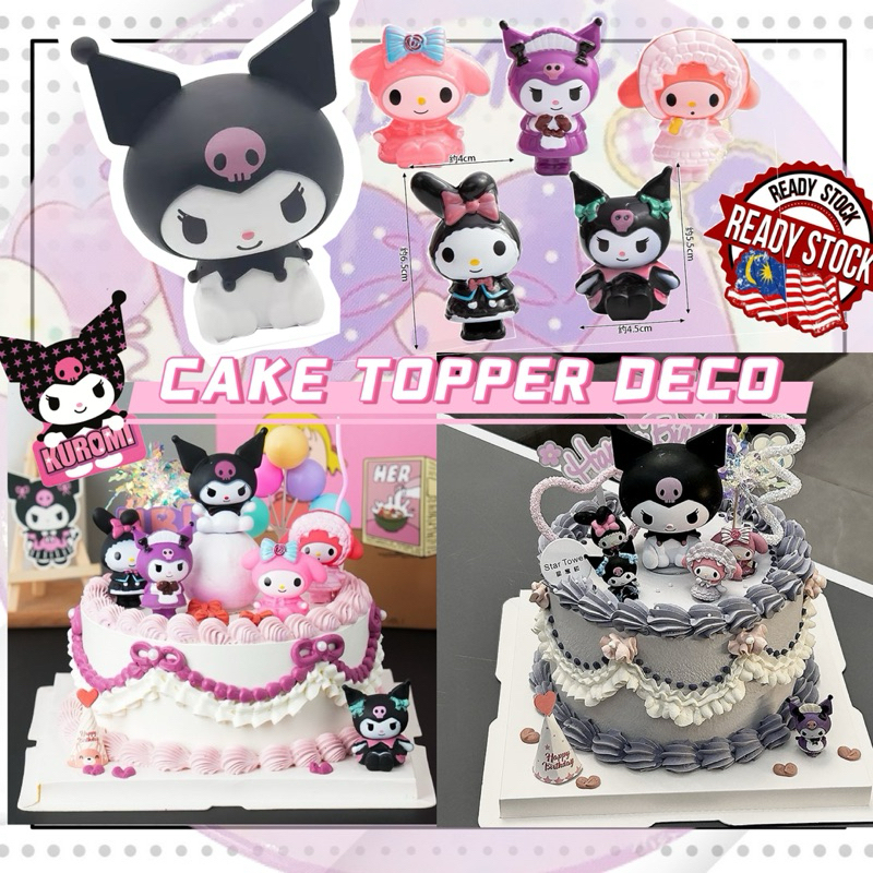 kuromi cake topper cake decorations kuromi toy figure | Shopee Philippines