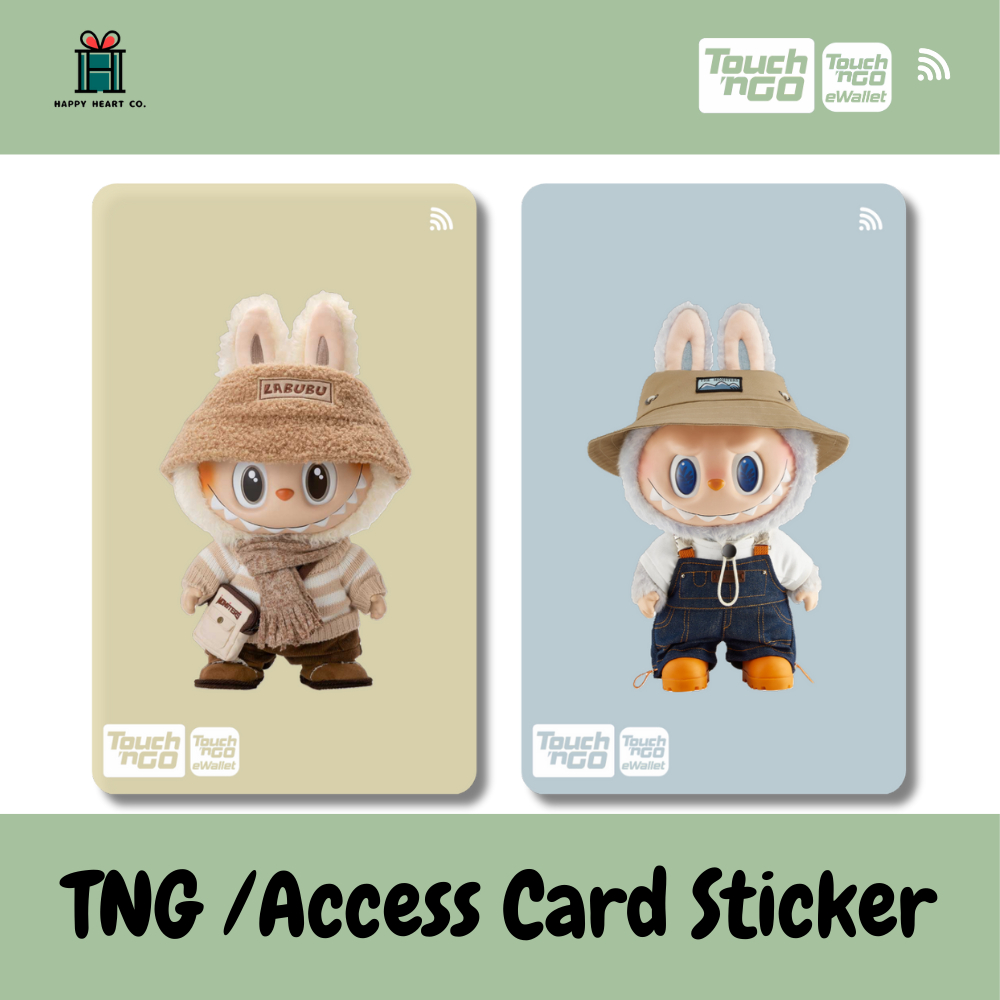 Labubu (Series1) TNG Access Card Sticker Cover | Shopee Philippines