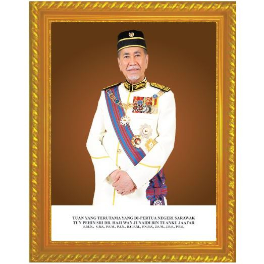 YANG DIPERTUA SARAWAK GOLDEN FRAME POTRAIT / CLEAR QUALITY PORTRAIT ...