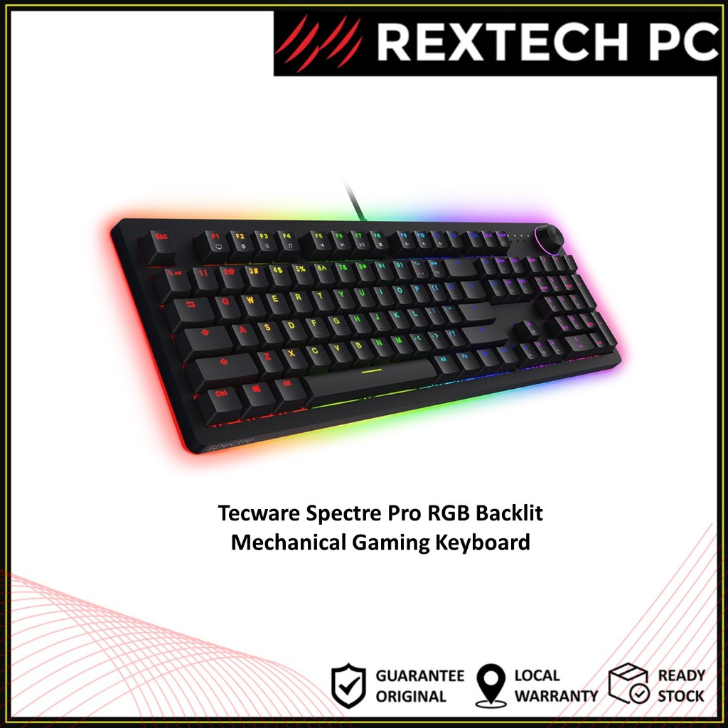 TECWARE SPECTRE PRO RGB HOT-SWAP Mechanical Gaming Keyboard Outemu ...