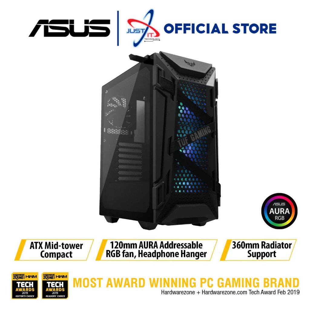 ASUS Tuf GT301 ATX Gaming PC Case - Black 90DC0040-B40000 | Shopee ...