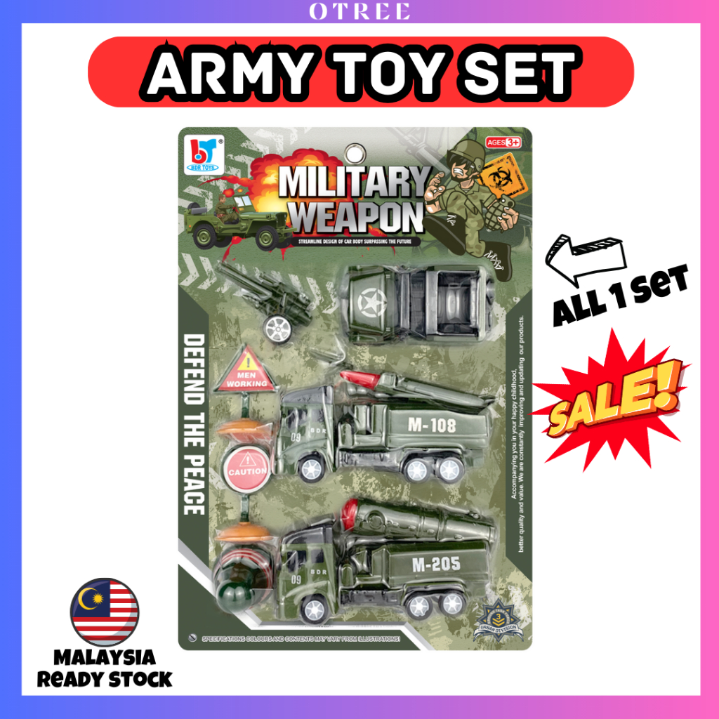 Set Toy Kids Colourful Army Military Soldier Truck Toys Playset/Baby ...