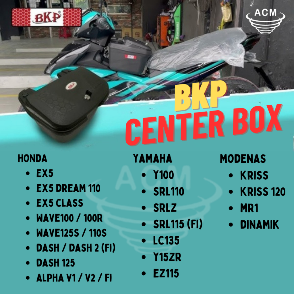 BKP Center Box Plastic Wave Dash Alpha Lagenda EX5 Class SRLZ SRL 100 115 Y100 LC135 Y15ZR ...