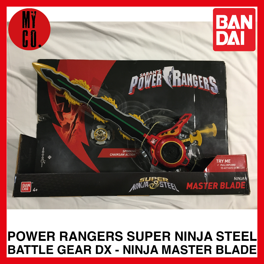 POWER RANGERS SUPER NINJA STEEL BATTLE GEAR DX - NINJA MASTER BLADE ...