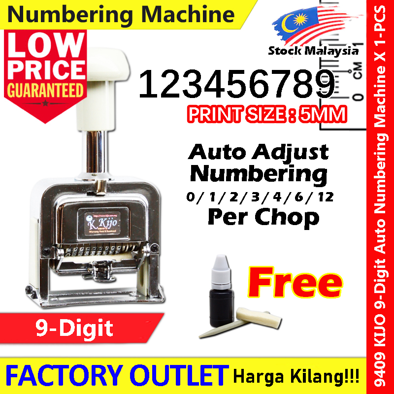 Numbering Machine / Automatic Numbering Machine / Heavy Duty Auto ...