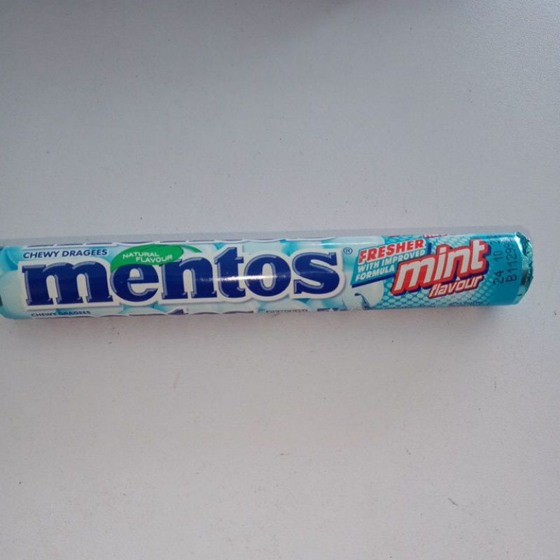 MENTOS FRESH MINT FLAVOUR 37.8G | Shopee Philippines