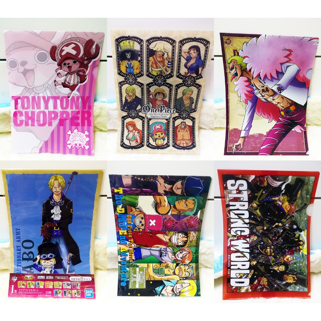 One Piece A4 Size Clear Files (NEW & Like New) Official Authentic ...