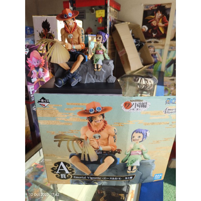Ichiban Kuji One Piece Wanokuni Act 2 Prize A Ace and Otama | Shopee ...