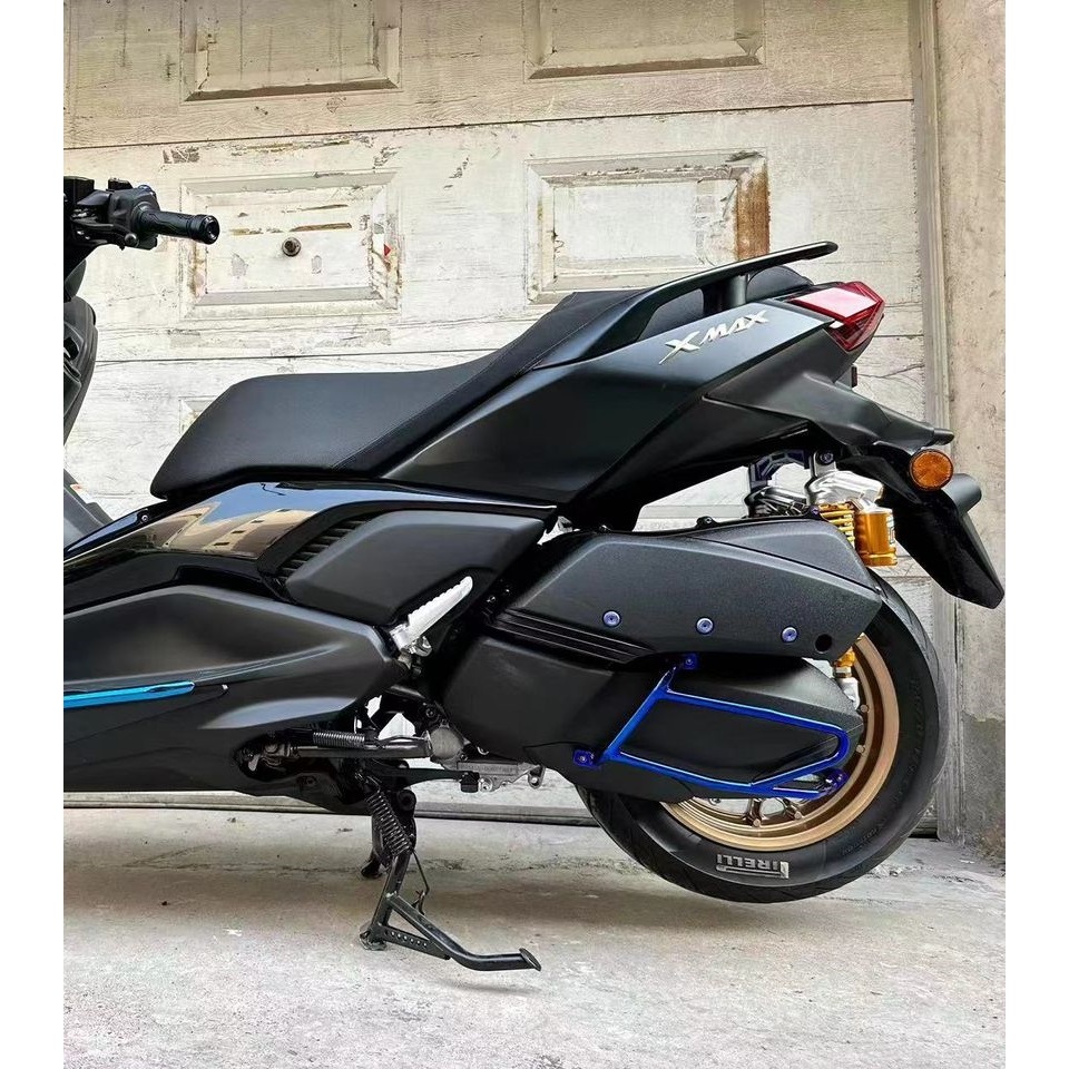 Yamaha Xmax V1 V2 X-Max Air Filter Box Guard Frame Titanium Gold Black ...