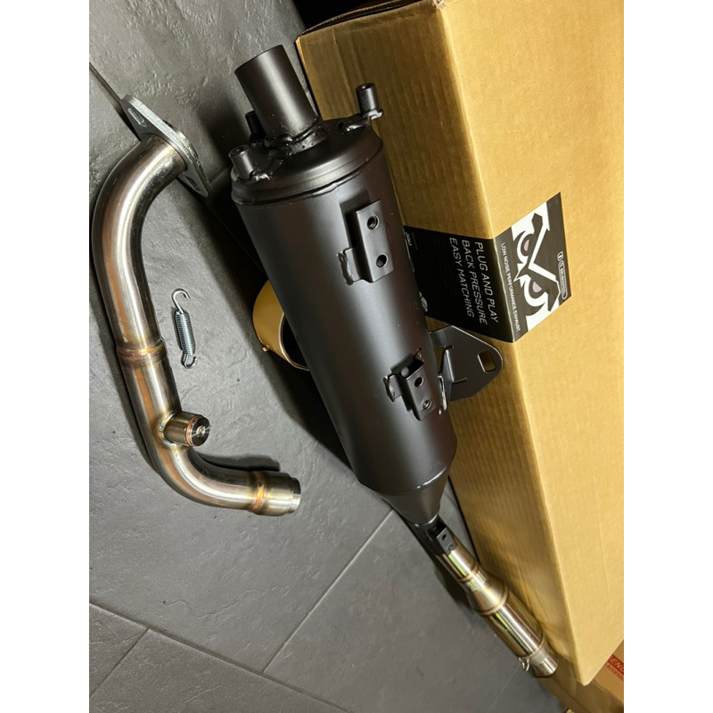 BUBOSTEEL EXHAUST PIPE MT15 R15 V1 MANIFOLD 32x35MM | Shopee Philippines