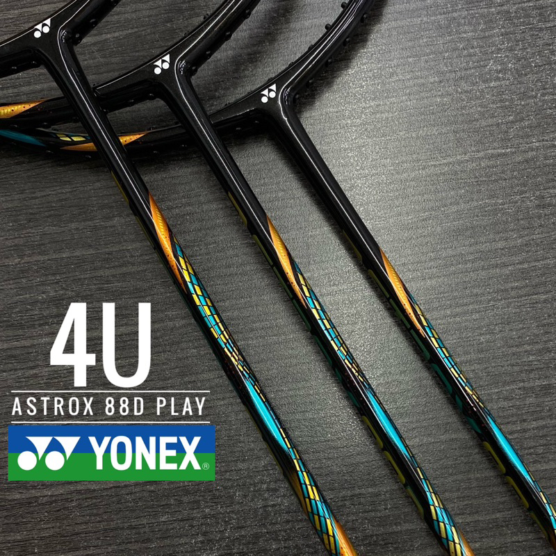 YONEX 【ASTROX 88D PLAY Badminton Racket / Raket Badminton Raket set ...