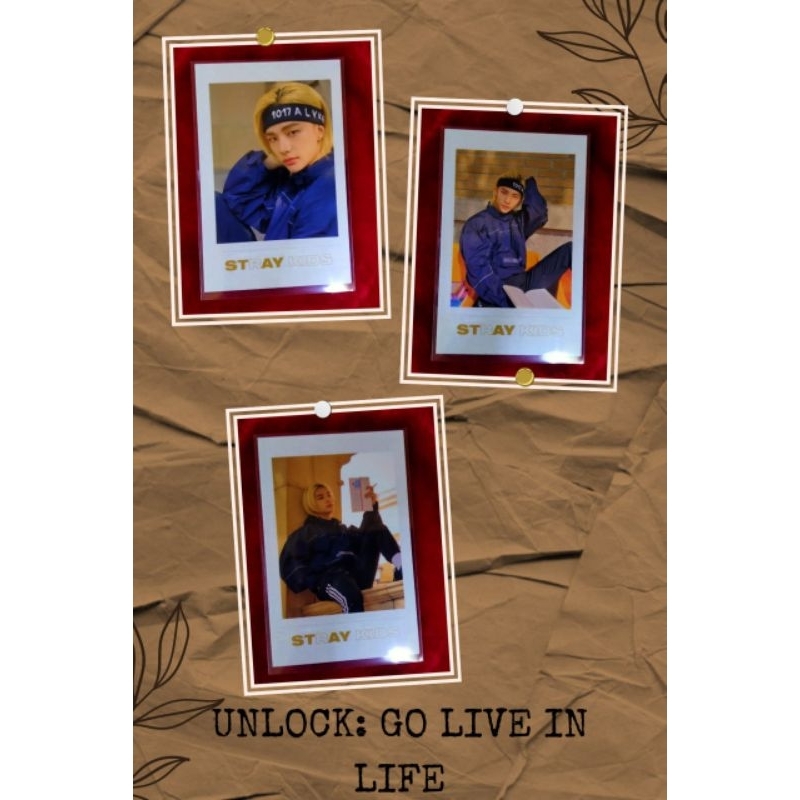 STRAY KIDS UNLOCK: GO LIVE IN LIFE Photocard | Shopee Philippines
