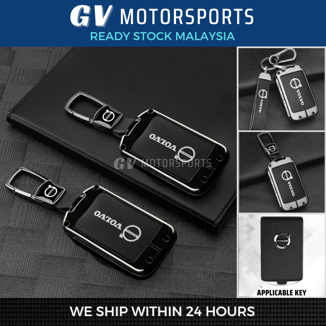 Volvo Key Cover Case Car PU Metal Alloy C30 V40 V60 S40 S60 XC60 XC90 ...