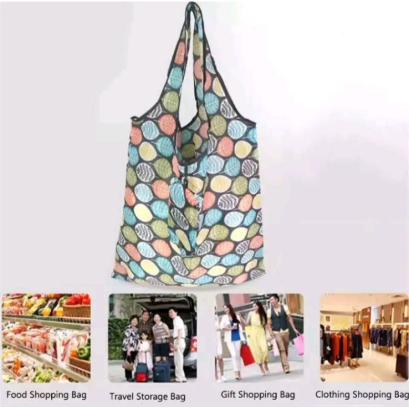 SHOPPING BEG BOLEH LIPAT FOLDABLE SHOPPING BAG Large Size 56cm x 46cm ...