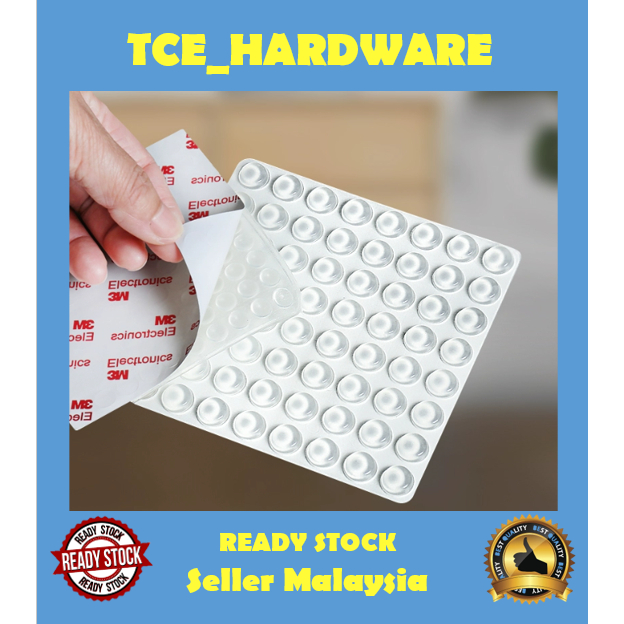 Self Adhesive Clear Rubber Buffer Dots Pads Anti Bump Feet Bumper Pads ...