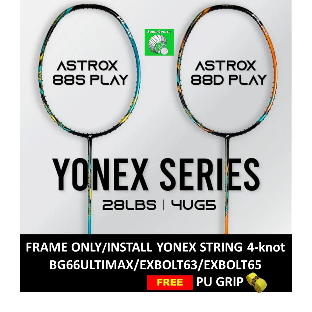 Yonex Astrox 88D or 88S play Badminton Racket (1pcs) | Shopee Philippines
