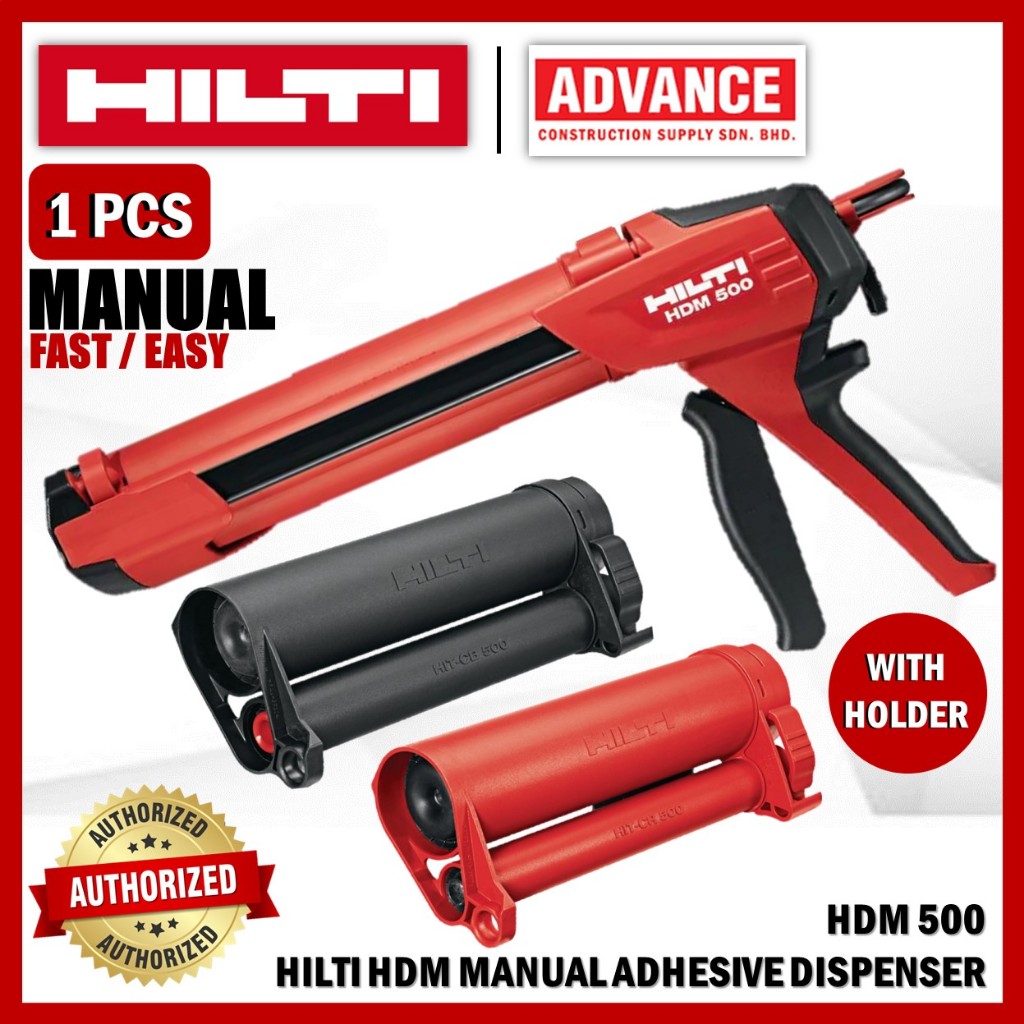 HILTI RE-500 V4 / RE-100 / HY-200 V3 Injection Adhesive Epoxy Achor ...