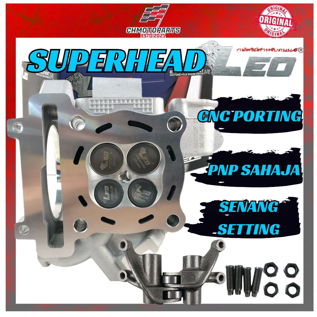 LEO SuperHead CNC PORTING LC135 / Y15ZR (19/22) (20/23) (22/25) (23/26 ...