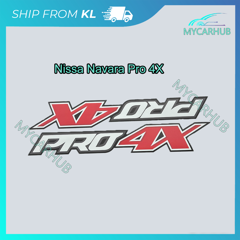 Nissan Navara Pro 4X Car Body Sticker 4x4 Offroad Pickup Truck - 66cm X ...