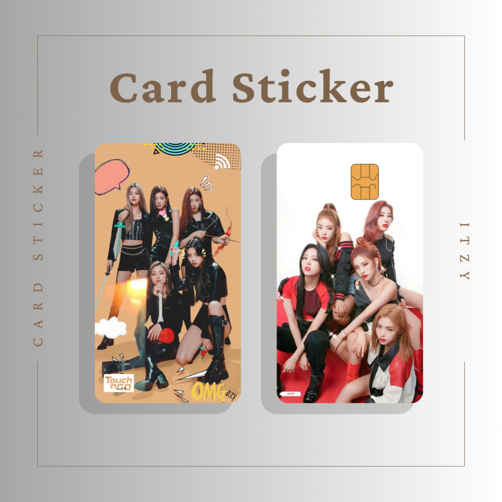 ITZY CARD STICKER - TNG CARD / NFC CARD / ATM CARD / ACCESS CARD ...